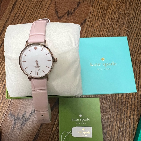 kate spade | Accessories | Kate Spade Pink Watch Excellent Condition ...
